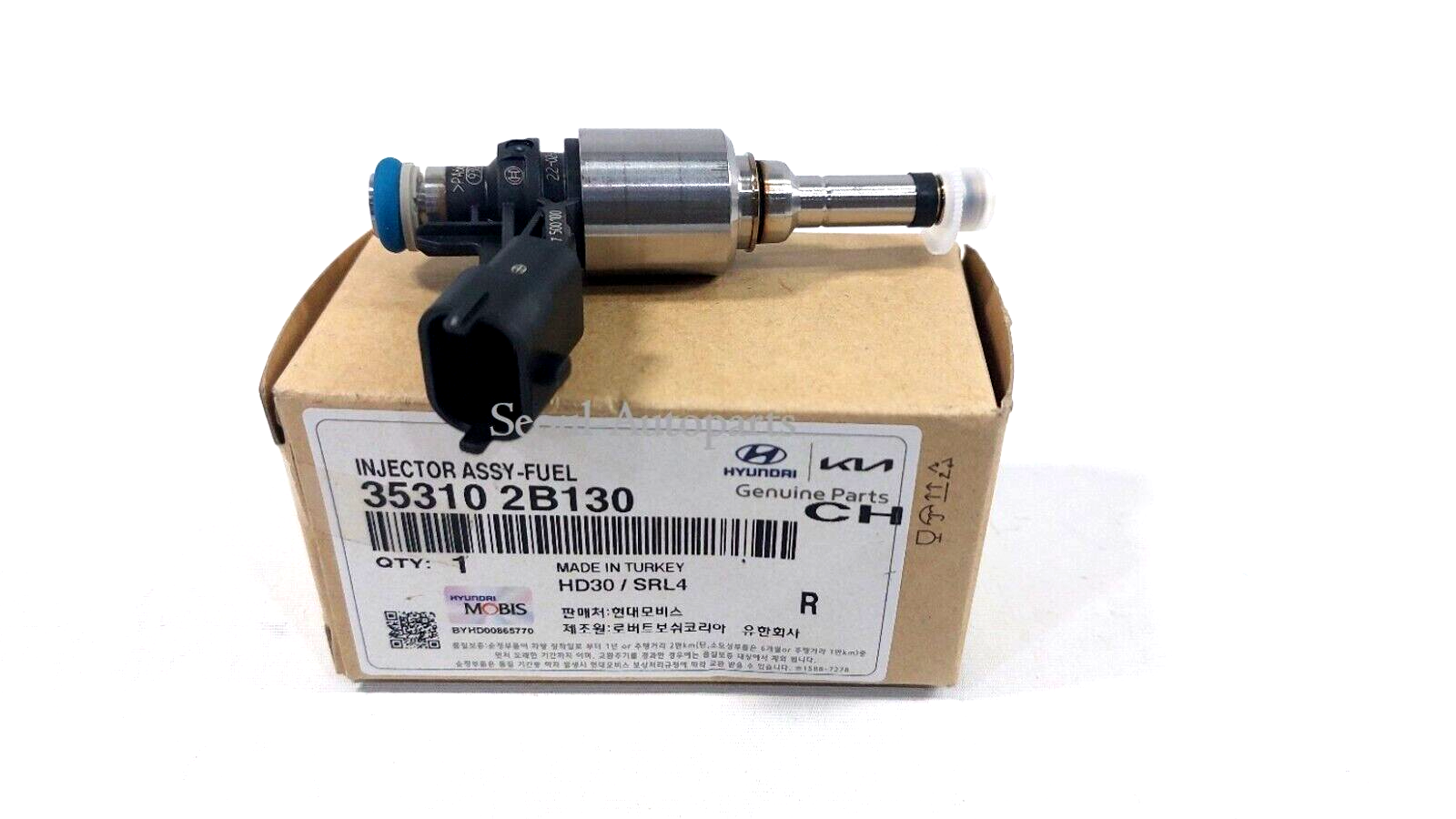 Fuel Injector 353102B130 For 2012-2017 Hyundai ACCENT VELOSTER Kia RIO ...