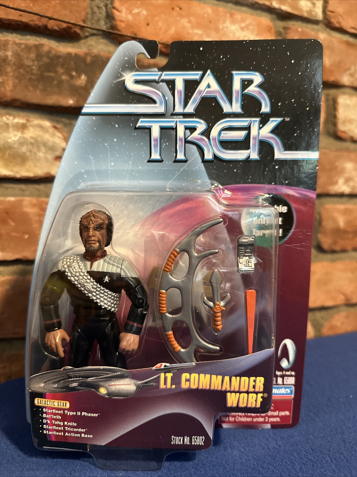 Lt. Commander Worf Target Exclusive Starfleet Command Series 1997 Star ...