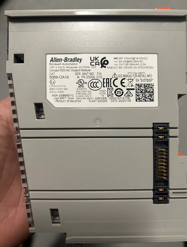 2022 Surplus Sealed Allen Bradley 5069-OA16 0A16 CompactLogix 5000 ...