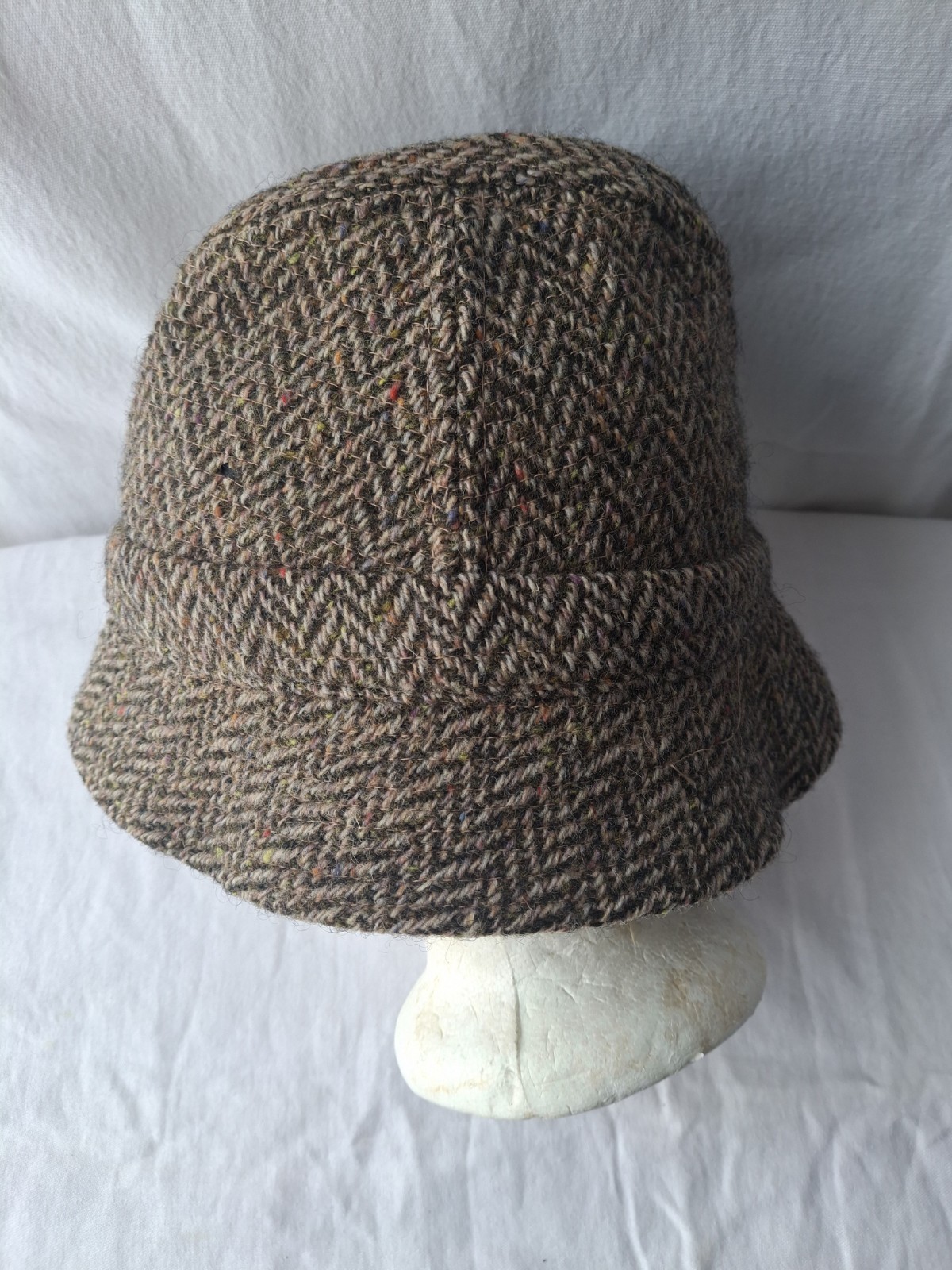 Jonathan Richard's Brown Irish Tweed Walking Hat 100%… - Gem