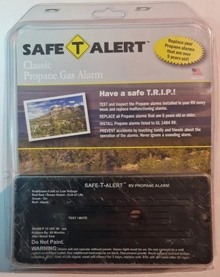 Safe-T-Alert 30-442-P-BL Black Flush Mount Propane Gas Alarm | eBay