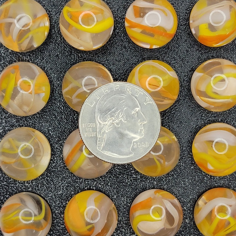 25 Glass Marbles Fire Fly Game Pack | eBay