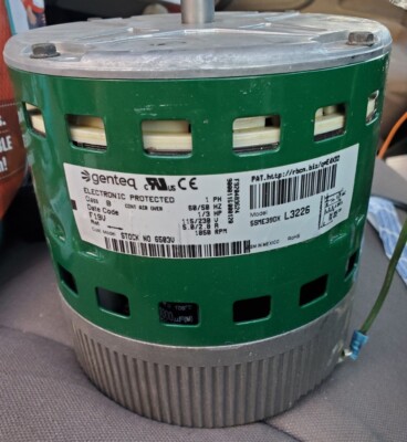 HVAC 1/3 HP ECM Variable Speed Evergreen Motor # 6503 6503V ...