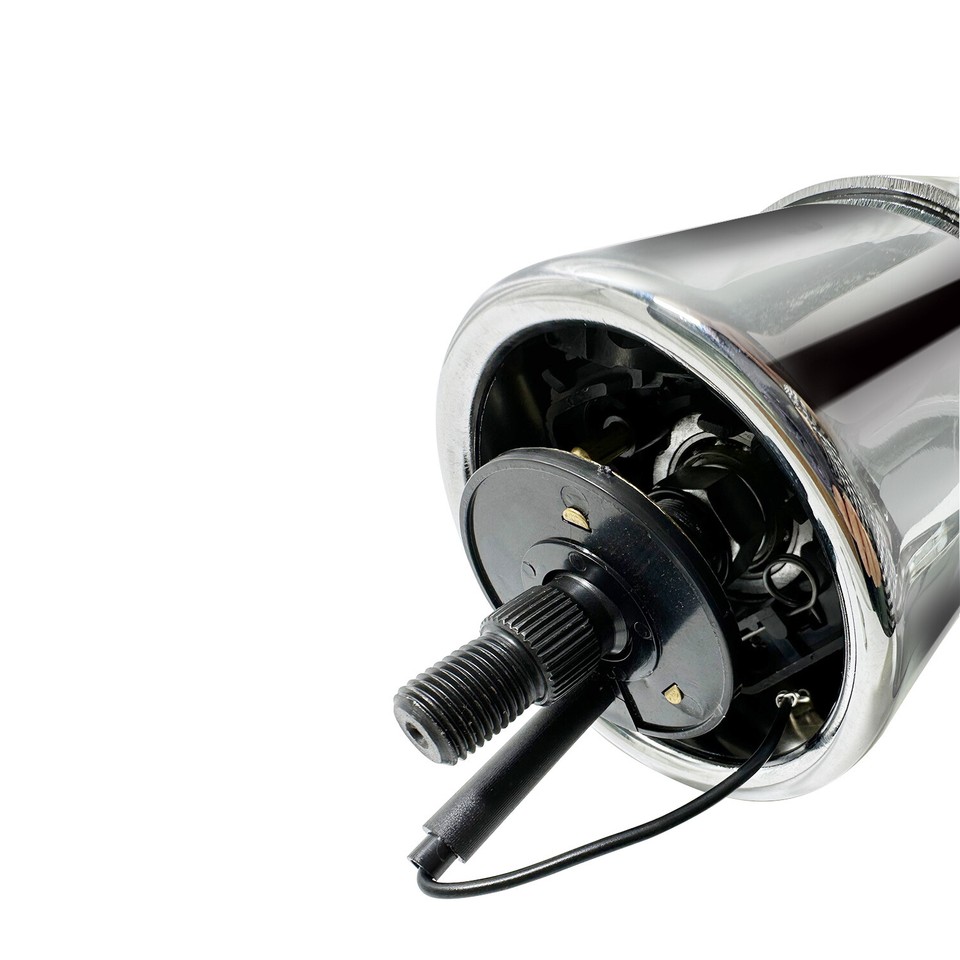 Chrome 30" Column Tilt Manual Steering Column w/ Adapter No Key For Hot ...