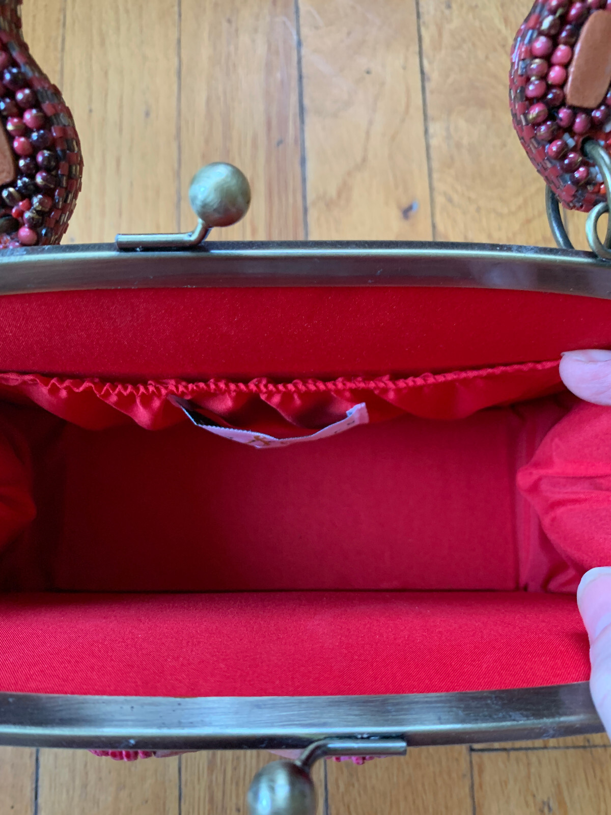 NOS Mary Frances Sea Nymph Beaded Top Handle Coral Pink Sea Barbie ...