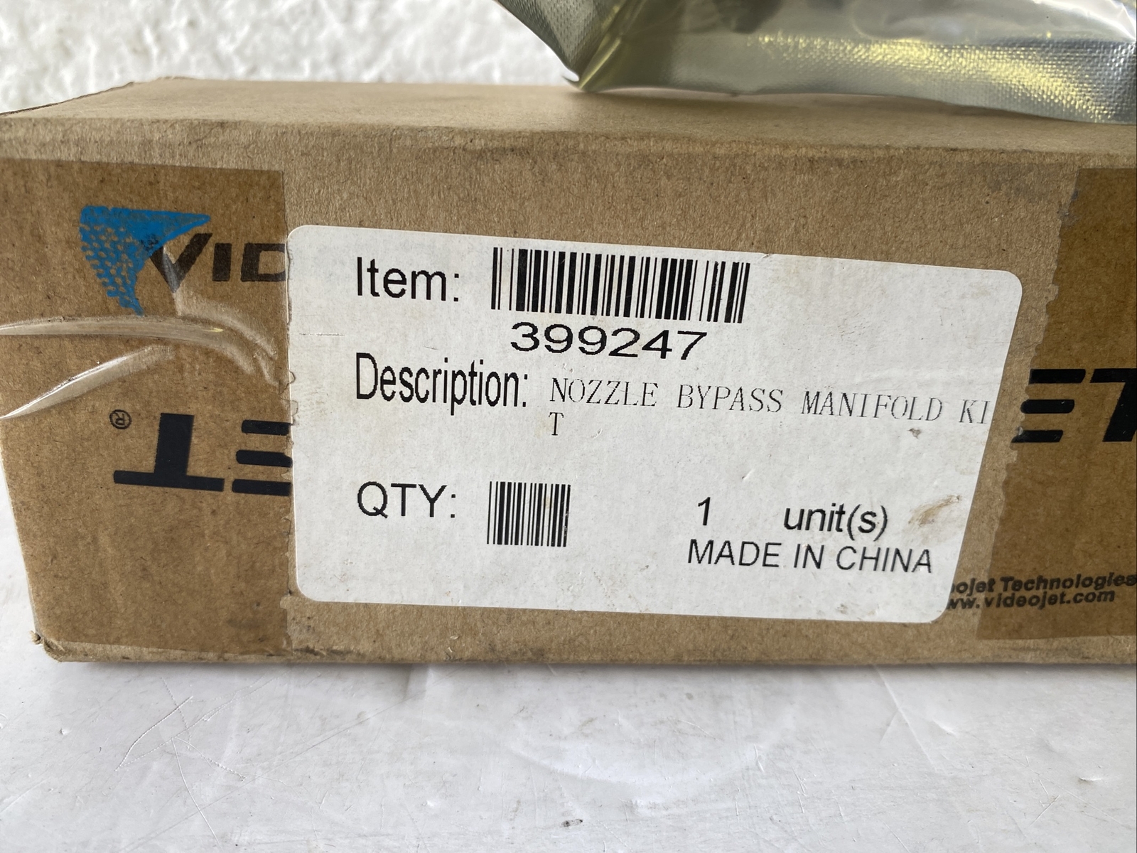 FACTORY VIDEOJET NOZZLE BYPASS MANIFOLD KIT 399247 for sale online | eBay