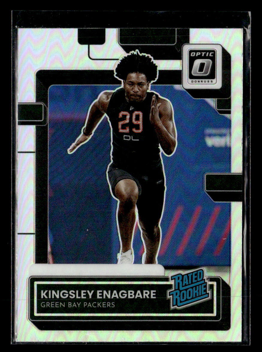 2022 Panini Donruss - Rated Rookie Kingsley Enagbare #P-396 Optic ...