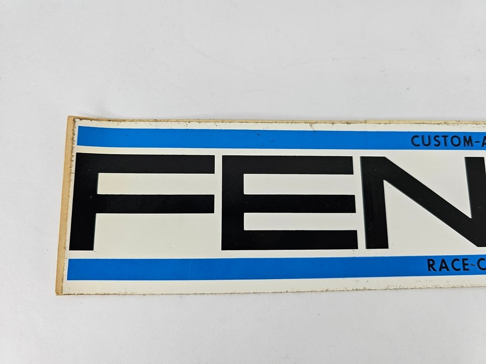 Original Vintage NOS Fenton Race Car Wheels Sticker | eBay