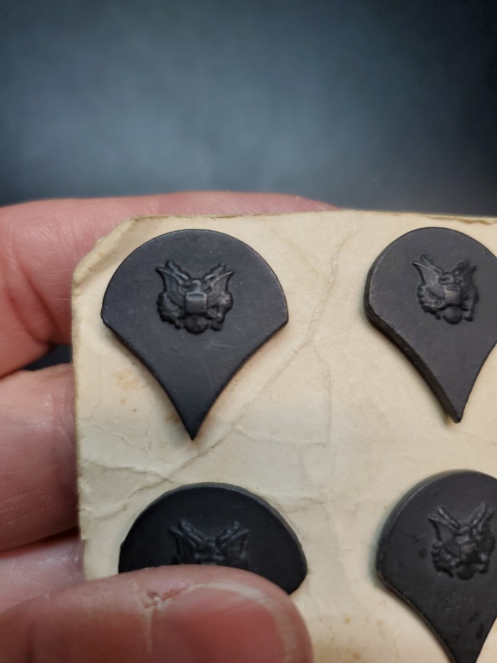 6 Vintage US Army Specialist E4 Rank Insignia Chevron Pin Badge Q1 ...