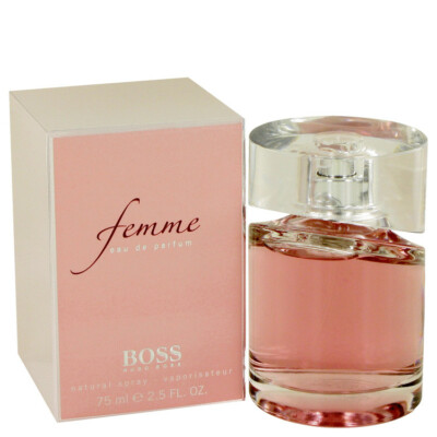 Hugo Boss Femme 75ml EDP Spray Womens 100% Genuine Perfume Sealed Box ...