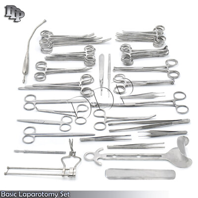 Basic Laparotomy Set of 81 Surgical Instruments,DS-618 | eBay