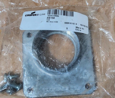 EATON COOPER B-LINE 1-1/2" CONDUIT AW SERIES HUB (AW150) | eBay