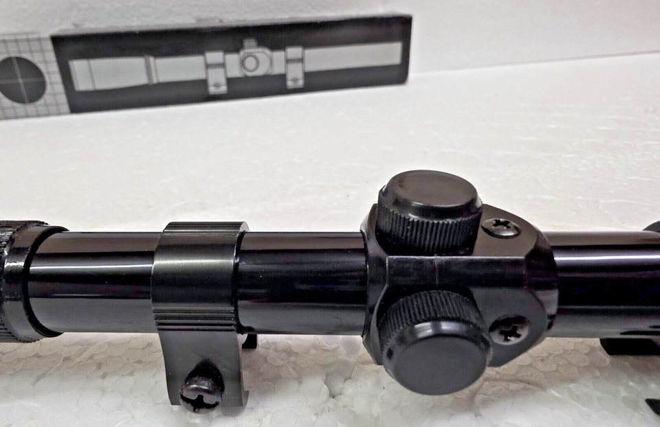 Tasco RF4X15 Rimfire Rifle Scope 15mm 4x15 mm Reticle New In Box | eBay