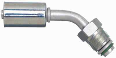 6ACA-8MTON45 PolarSeal Coupling Male SAE Tube O-Ring Nut - 45 Bent Tube ...