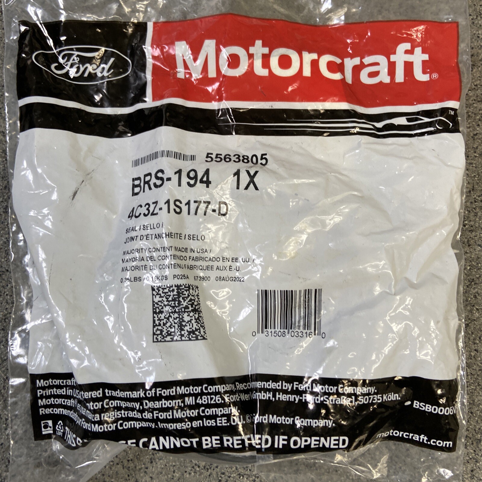 2 Motorcraft Wheel Seals Rear BRS-194 | eBay