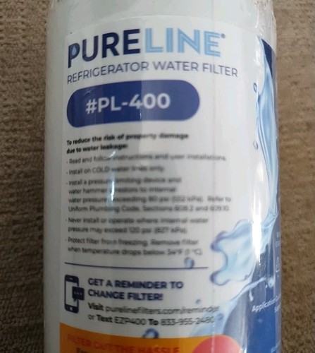New Pureline Refrigerator Water Filter Model #PL-400 | eBay