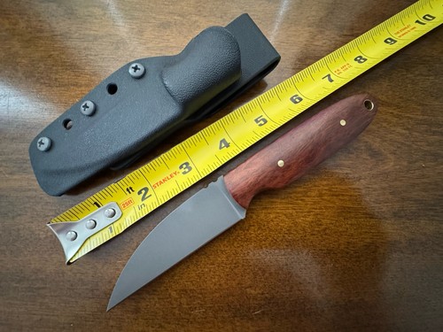 Allen Blade Custom Fixed Blade Knife Wharncliffe Blade Wood Handle | eBay