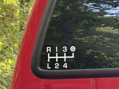 Ford ZF6 Manual Transmission Shifter Pattern sticker 5 Inch. Ford 7.3 ...