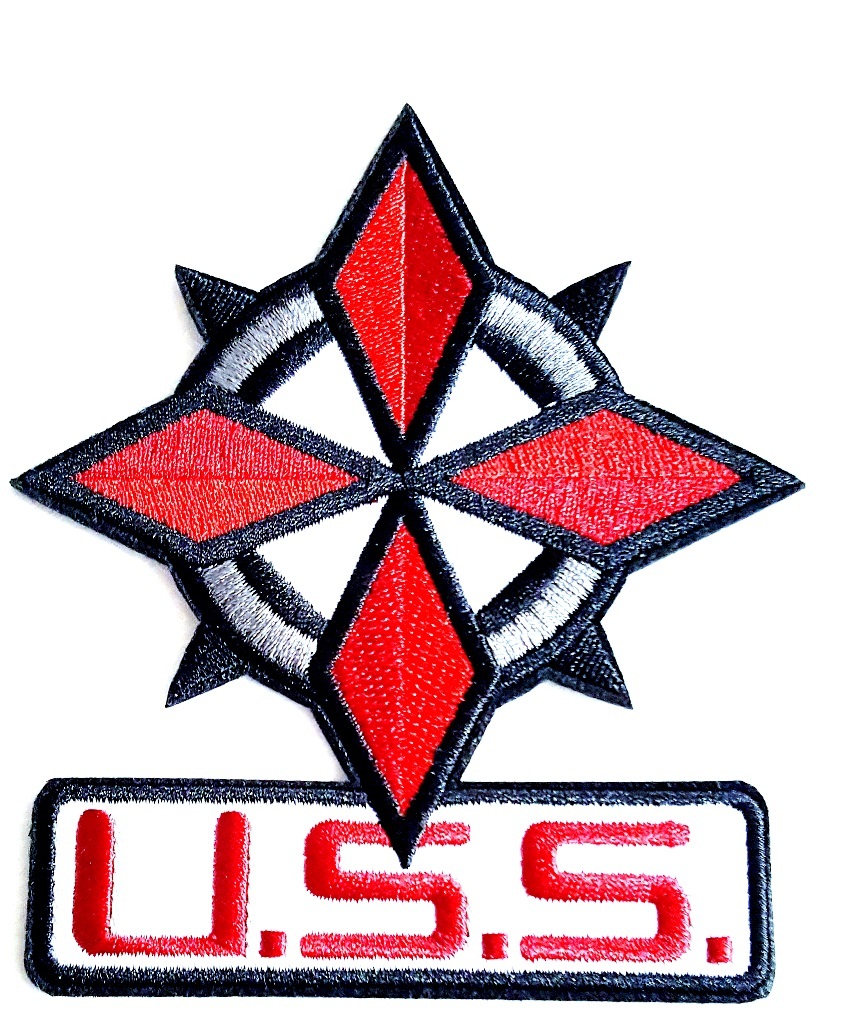 Awesome 3.5" Red White Patch U.S.S. | eBay