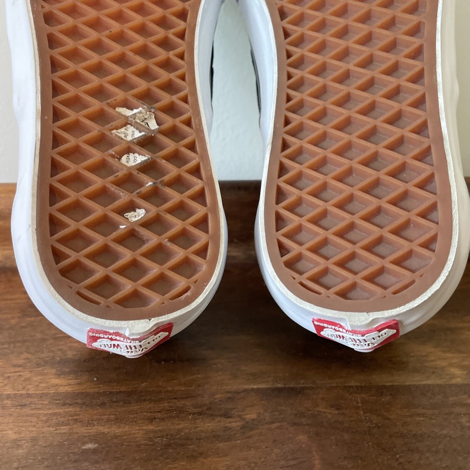 VANS Skate Slip-On Shoes Black Suede Pop Cush Men's 8. - MINT | eBay