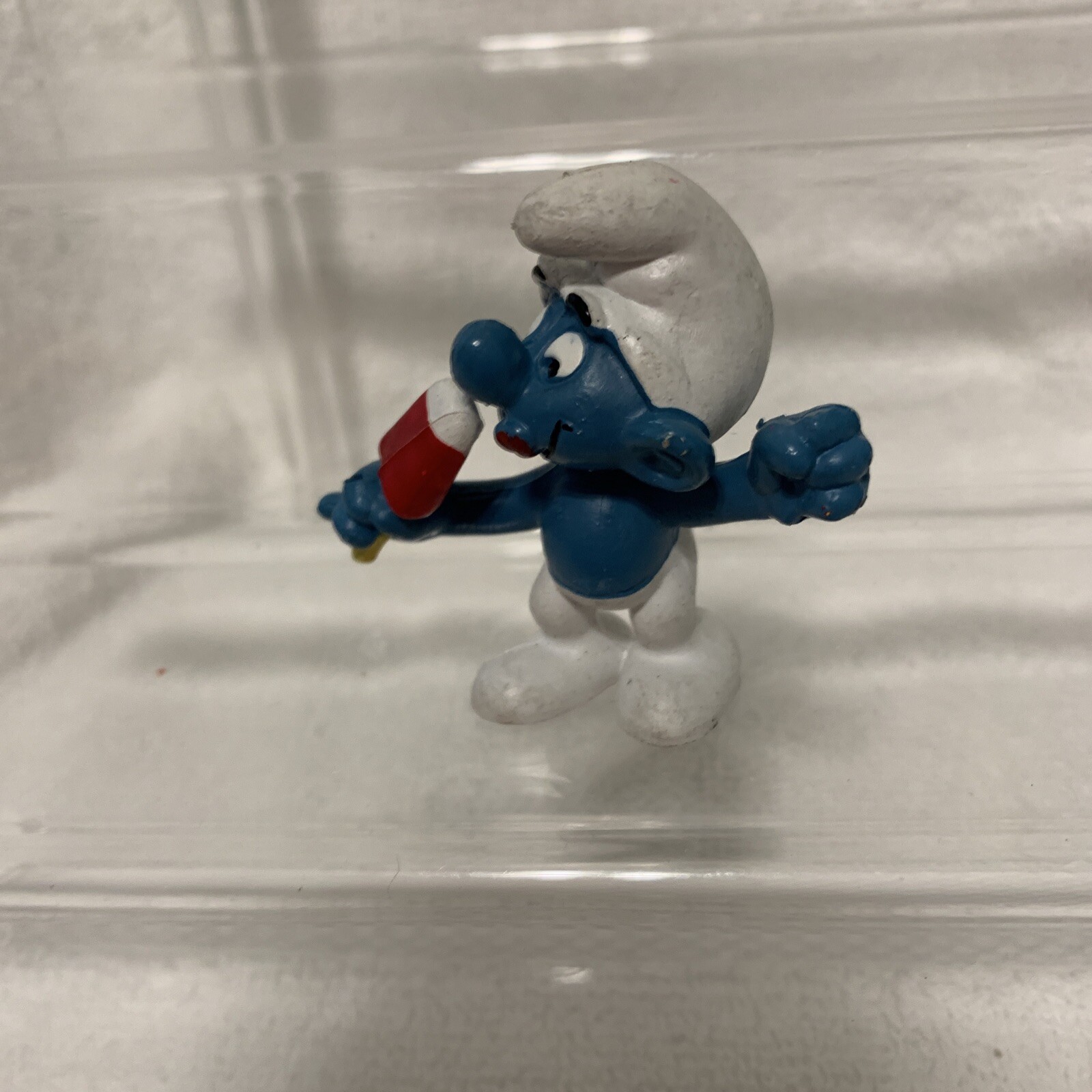 Smurfs 20053 Ice Lolly Smurf Ice Cream Cone/popsicle Vintage Figure PVC ...