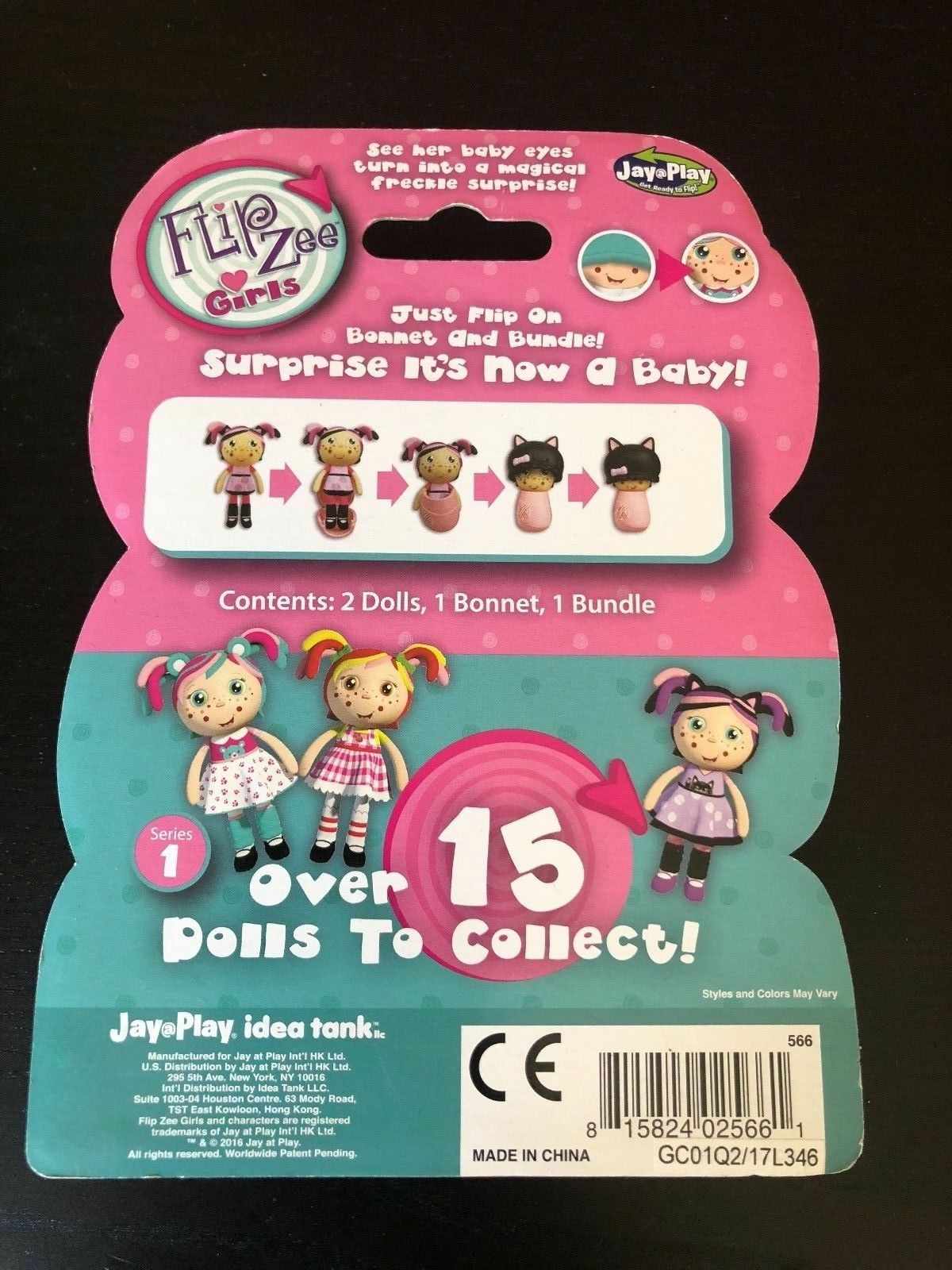 Lot of 4 2-2 Pack,2-4 Pack Play Flip Zee Girls Series 1 Big Girl To ...
