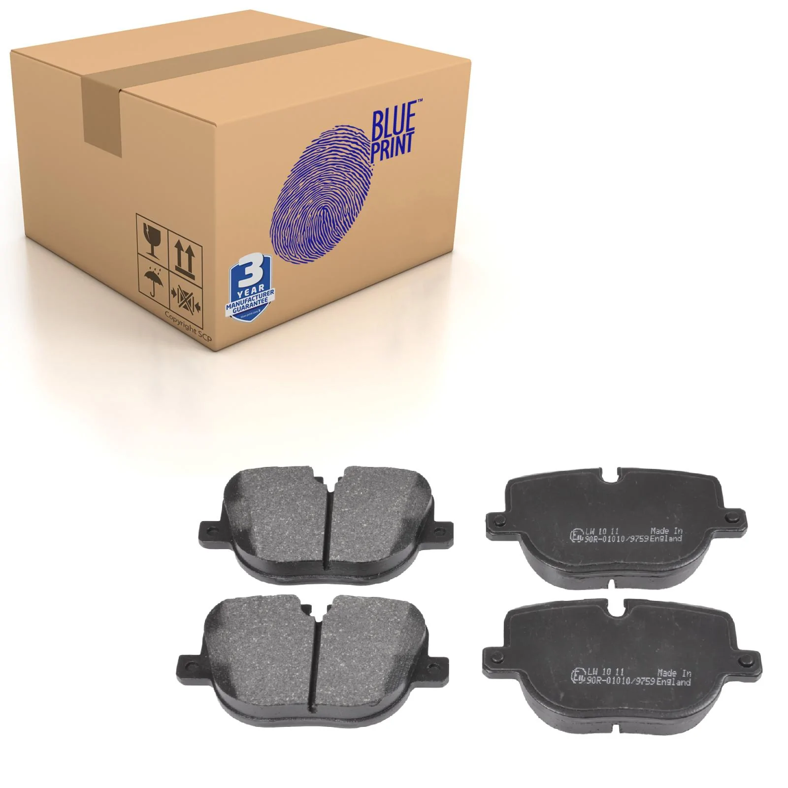 Rear Brake Pads Range Rover Set Kit Fits Land Rover Blue Print ...