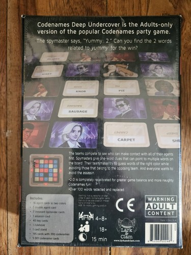 Codenames Games Deep Undercover 2.0 for sale online | eBay