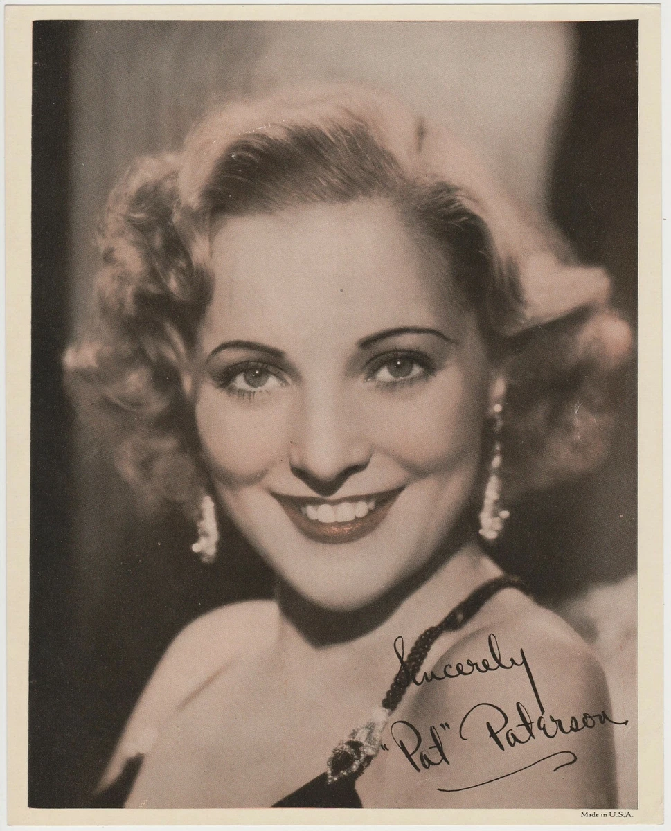 Pat Paterson Actress