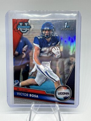Victor Rosa 2023 1st Bowman Chrome U Refractor -#186 UCONN | eBay