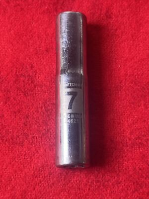 CRAFTSMAN EZ READ 34621 SOCKET, 7MM, 1/4” Drive, 6 POINT (tb5.9) | eBay