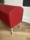 Vintage IKEA ‘PASTILL’ Wool Ottoman Postmodern Bench Upholstered 1999 ...