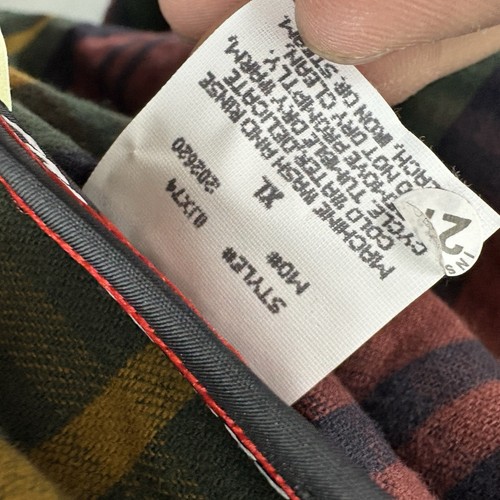 VTG Y2K LL Bean Chore Coat Men’s XL Tan Flannel Lined Primaloft ...