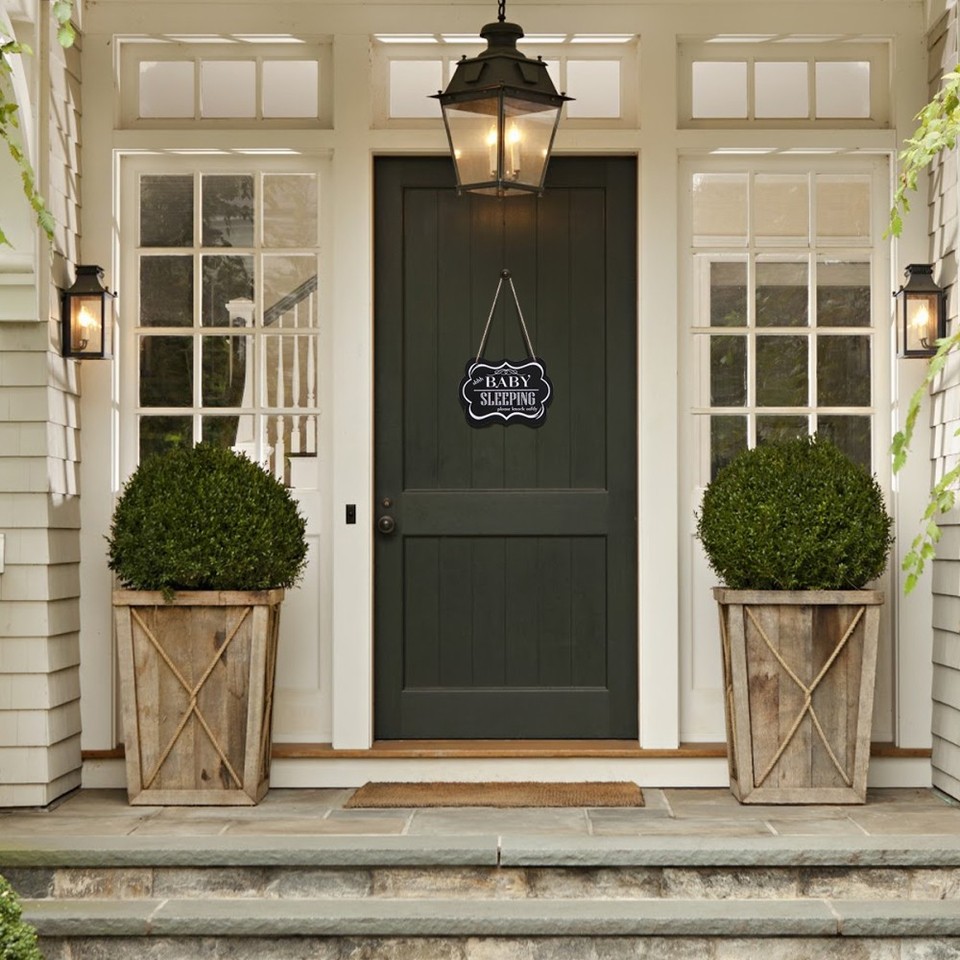 WINOMO "shhh BABY SLEEPING please knock softly" Hanging Wood Decorative ...