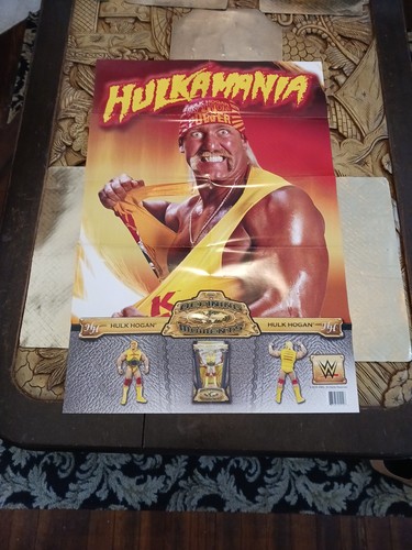 Hulk Hogan Hulkamania 2015 WWE Defining Moments Action Figure Poster ...