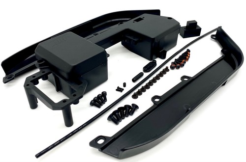 HB Racing D8 WS - SIDE Mud Guards, Radio Tray V2 antenna d819 204850 ...