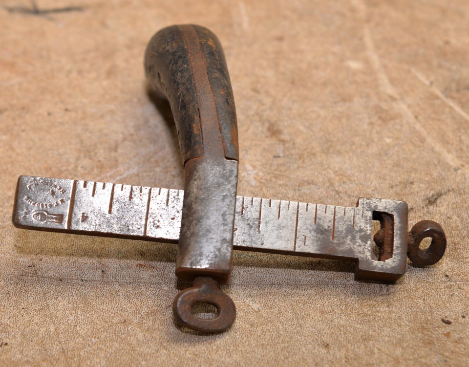 Antique Osborne hand leather strap cutter splitter saddlers collectible ...