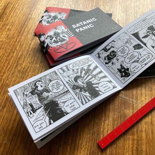 Satanic Panic Comic Book Parody Chick Tract featuring Baphometta | eBay