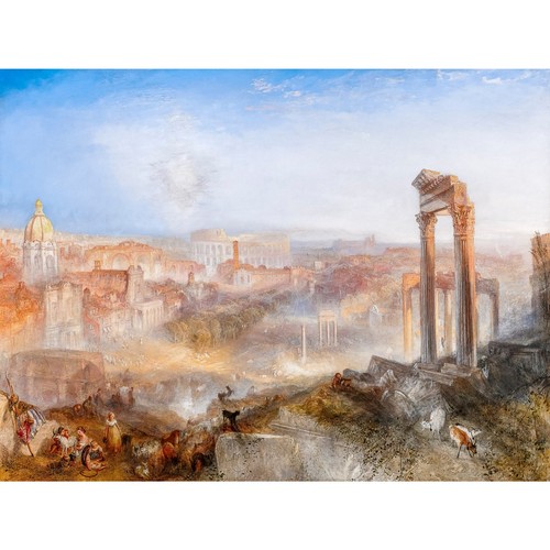 JMW Turner, Modern Rome, Campo Vaccino, 1839, Canvas Print, 24" x 32 ...
