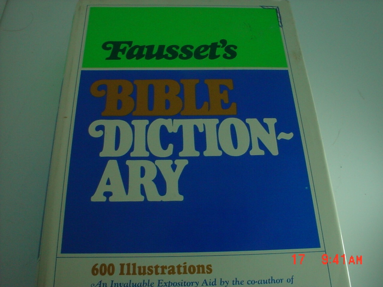 FAUSSET'S BIBLE DICTIONARY 600 ILLUSTRATIONS By A R Fausset - Hardcover ...