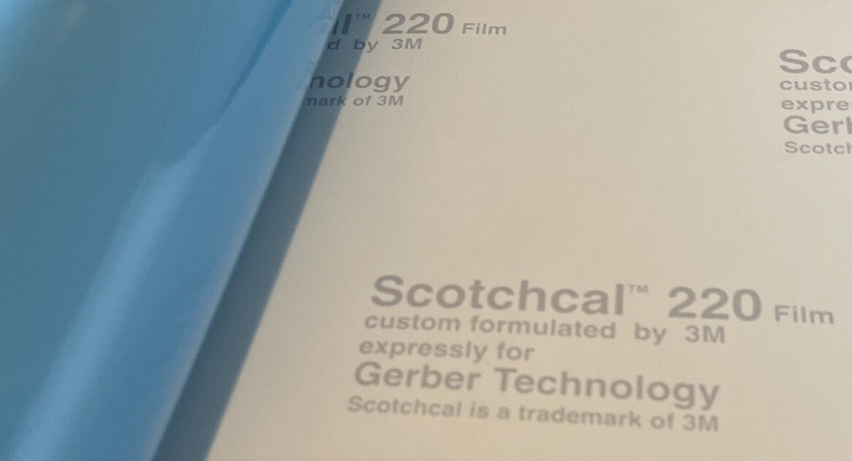 3M Scotchcal 220 15" x 6 ft Sky Blue Outdoor Sign Vinyl 7 Yr | eBay