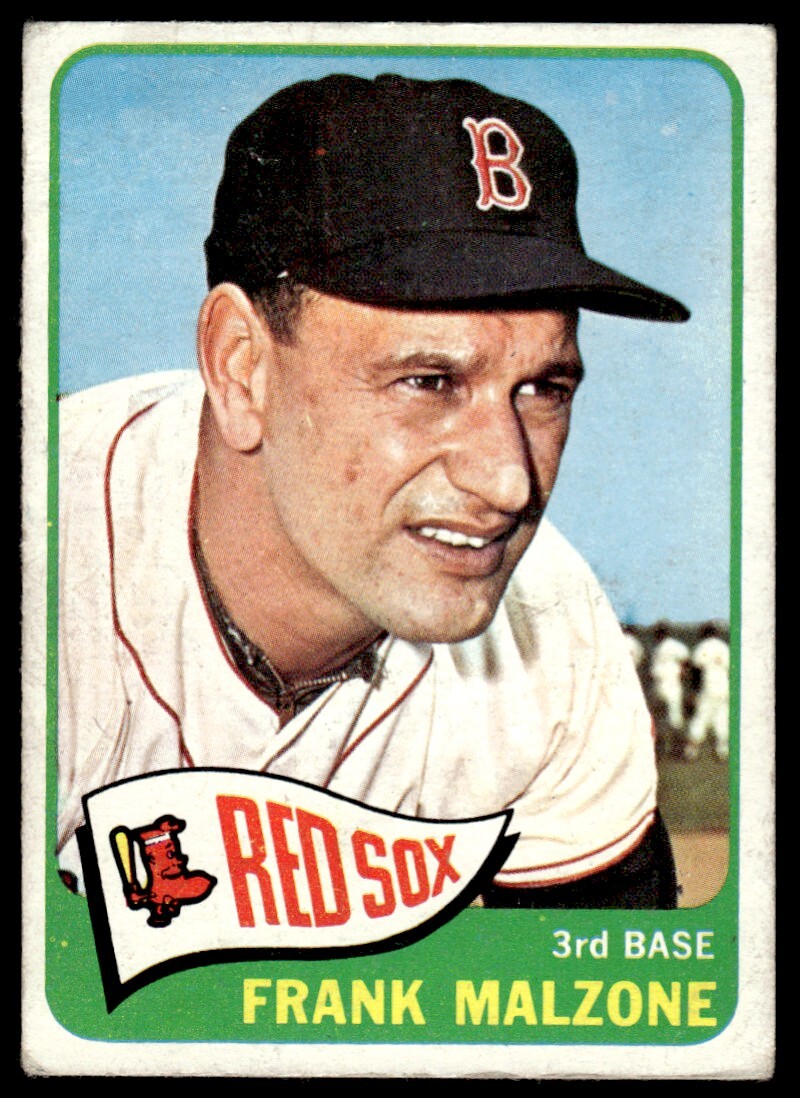 1965 Topps Frank Malzone Boston Red Sox #315 | eBay