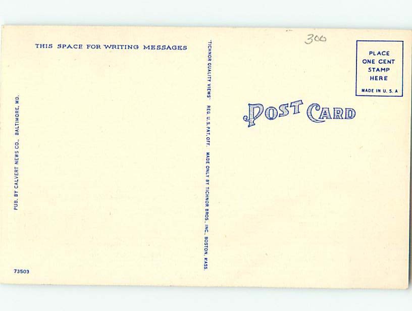 Linen POST OFFICE SCENE Rocky Mount North Carolina NC o/10 AF1036 | eBay