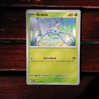 Carte Pokémon Arakdo 006/197 EV3 Flammes Obsidiennes fr neuve | eBay