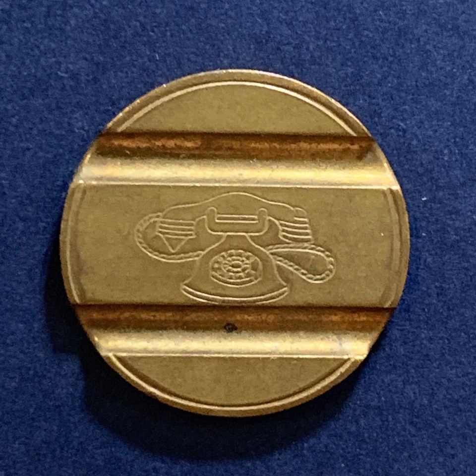 EARLY GETTONE TELEFONICO SLOTTED COIN TOKEN | eBay
