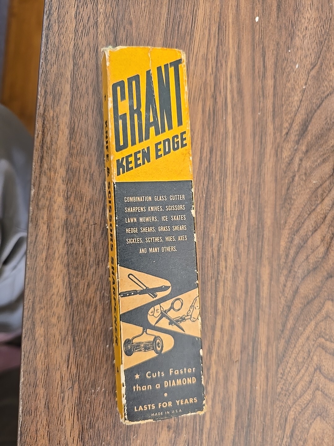 Vintage Grant Keen Edge Combo Knife Scissors Sharpener Glass Cutter In ...