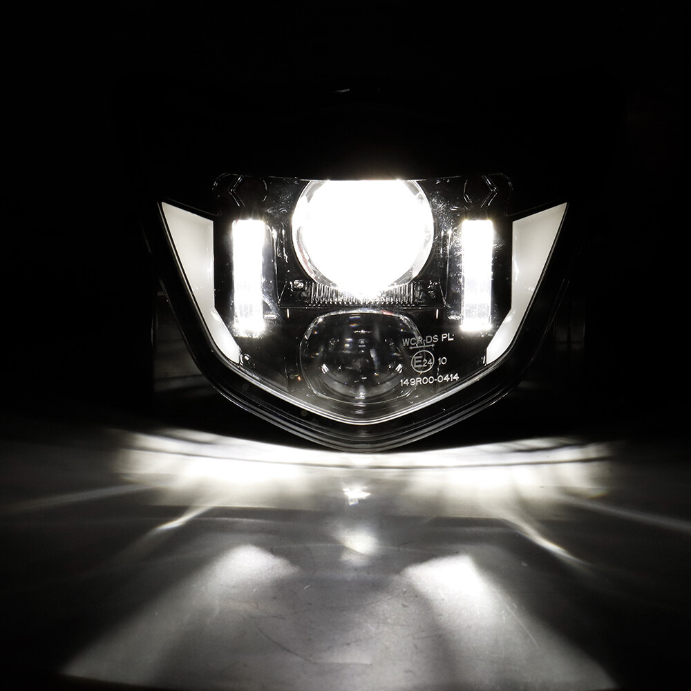 For Yamaha WR450F WR250F 2013-2023 LED Headlight Assembly High Low Plug ...