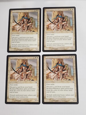 MTG Playset 4x Resilient Wanderer (Odyssey/White/U) - BGM | eBay