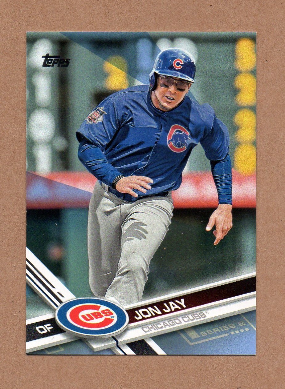 2017 Topps Series 2 Jon Jay Father's Day Blue 30/50 Chicago Cubs | eBay