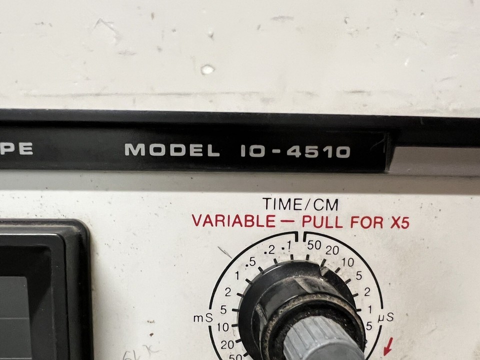 HEATHKIT DUAL TRACE OSCILLOSCOPE MODEL IO-4510 WITH Zinith Probe X1/REF ...